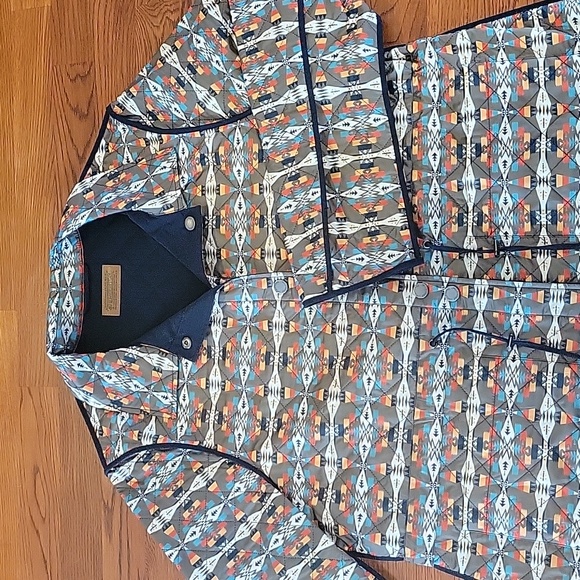 Pendleton | Jackets & Coats | Pendleton Reversible Anorak Tucsonnavy ...